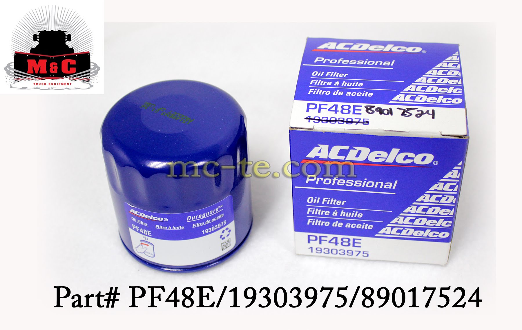 89017524 |FILTER OIL - B-9 (L98)H2-9:ACDELCO Part 89017524
