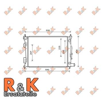 253101R050 |RADIATOR, ENGINE COOLING 500X3:PRASCO Part HY2276